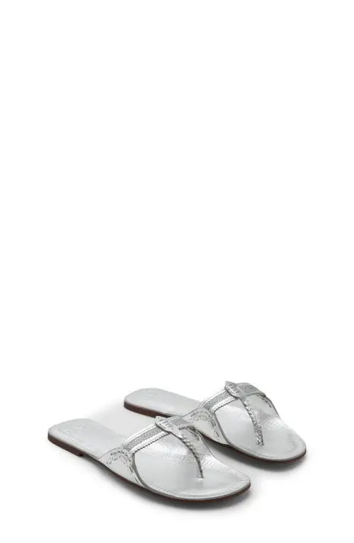 Mango Metallic Flip Flop