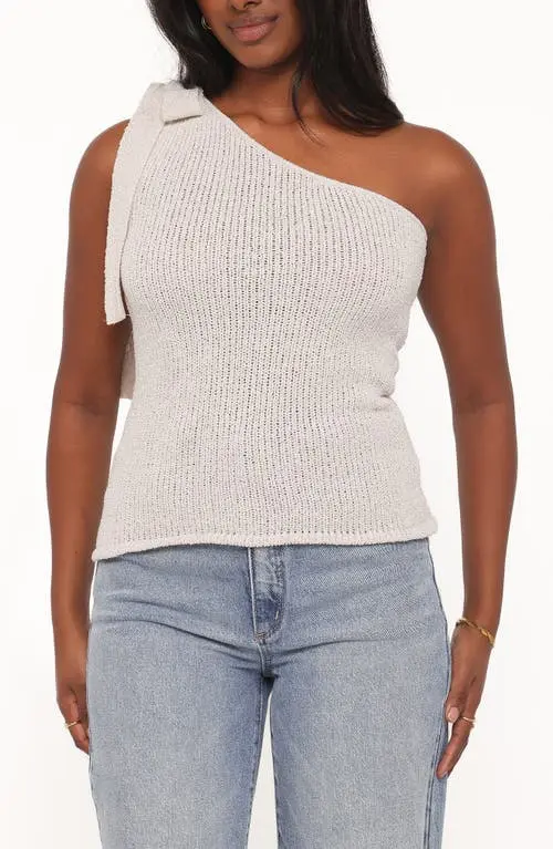 PETAL & PUP Jutta One Shoulder Knit Top