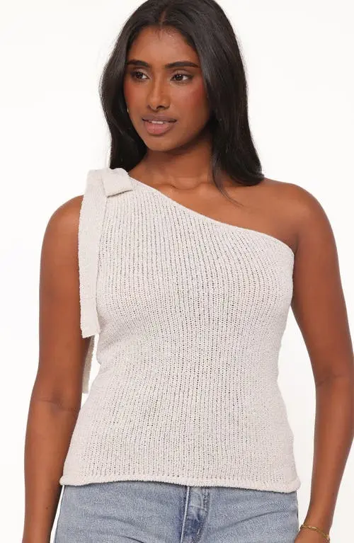 PETAL & PUP Jutta One Shoulder Knit Top