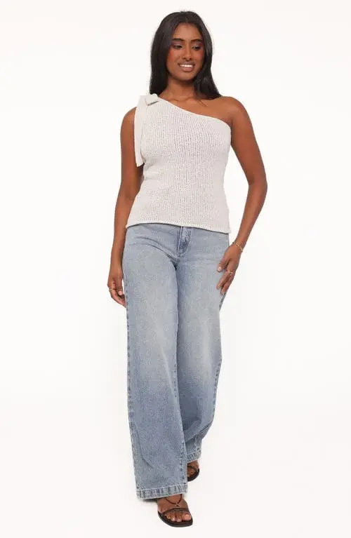 PETAL & PUP Jutta One Shoulder Knit Top