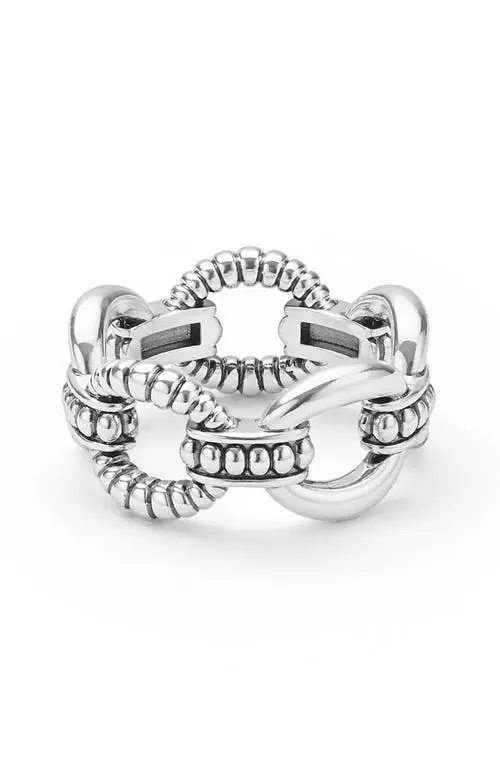 Lagos Sterling Link Ring