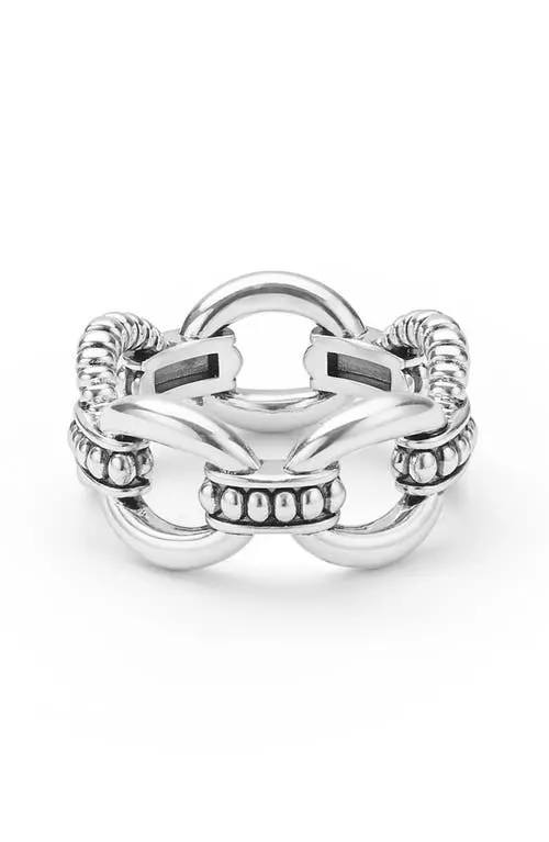 Lagos Sterling Link Ring