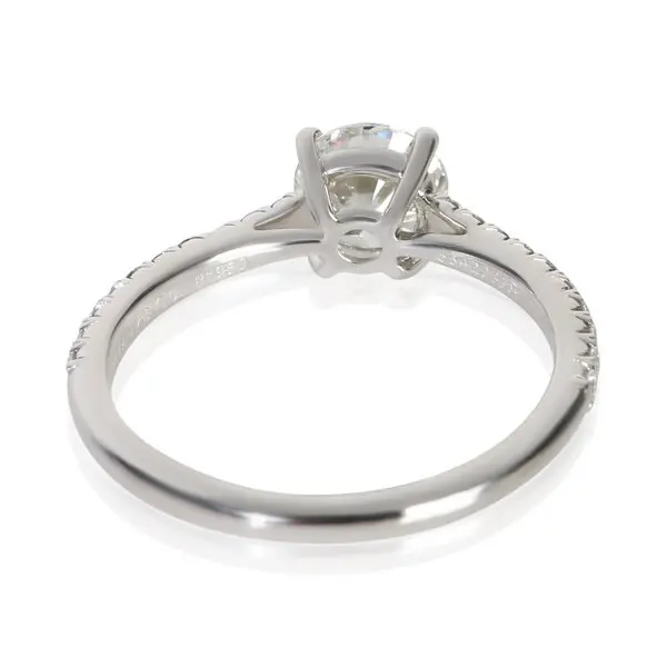 Tiffany & Co. 0.91 Ct Round Brilliant Diamond Novo Engagement Ring