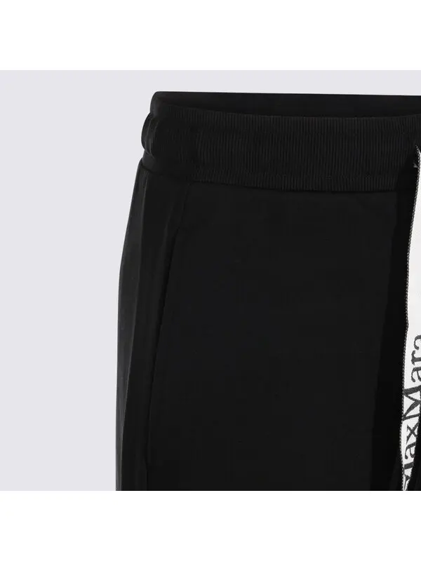 Max Mara Bali Wide-leg Drawstring Pants - Black