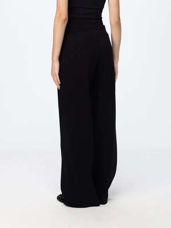 Max Mara Bali Wide-leg Drawstring Pants - Black