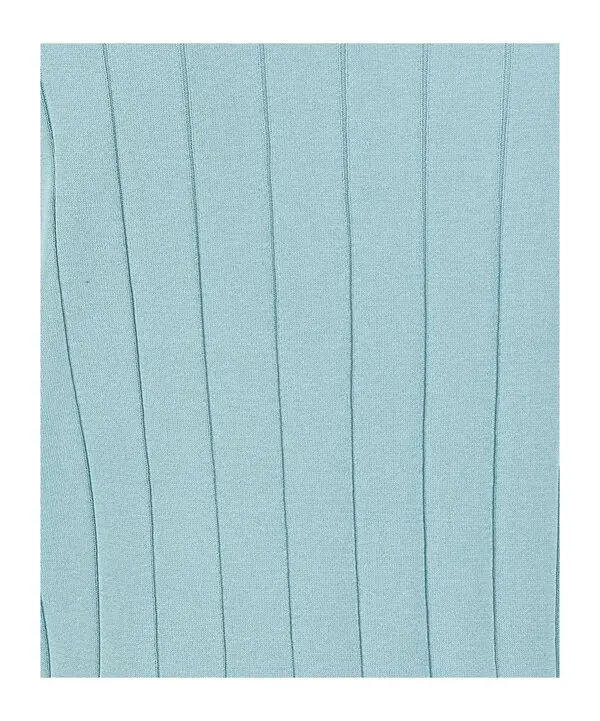 GRAN SASSO Ribbed Short-sleeve Knitted Top
