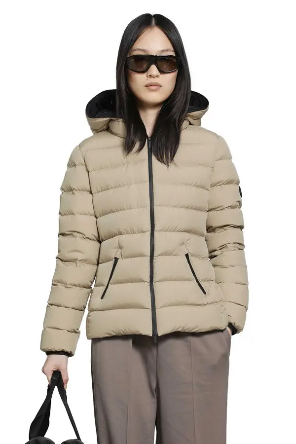 Moncler Quilted Hooded Zip-up Jacket