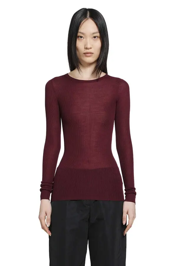 JIL SANDER Lightweight Wool Crewneck Sweater