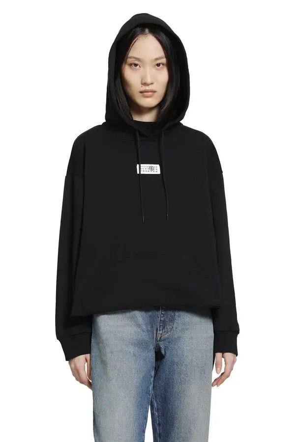 MAISON MARGIELA Signature Numeric Hoodie - Black