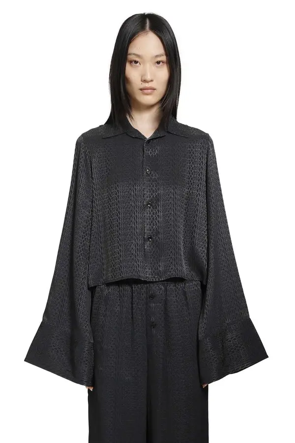 MAISON MARGIELA Viscose Blend Jacquard Shirt