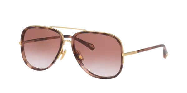 Chloé Aviator Sunglasses - Red Gradient