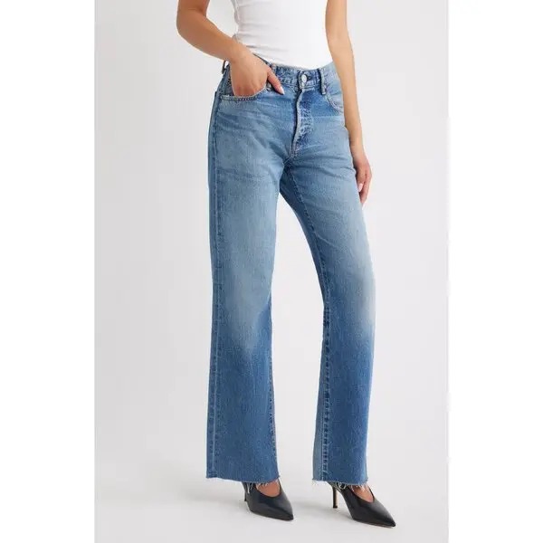Moussy Vintage Remake Flare Jeans - Blue