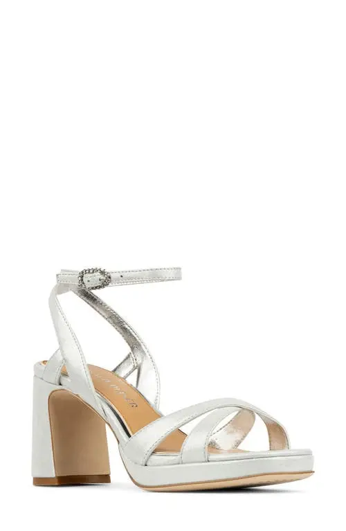 DONALD PLINER Pheebee Platform Sandal - Silver