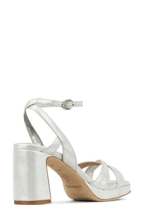 DONALD PLINER Pheebee Platform Sandal - Silver