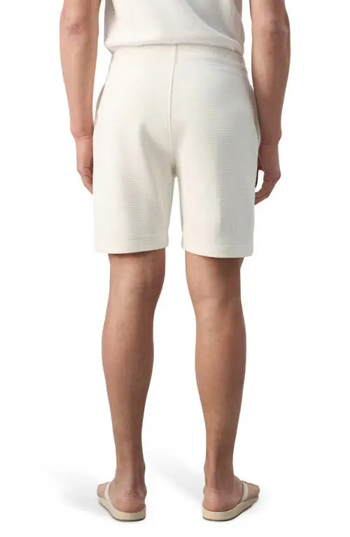 Mango Slim Fit Cotton Waffle Pull-on Shorts