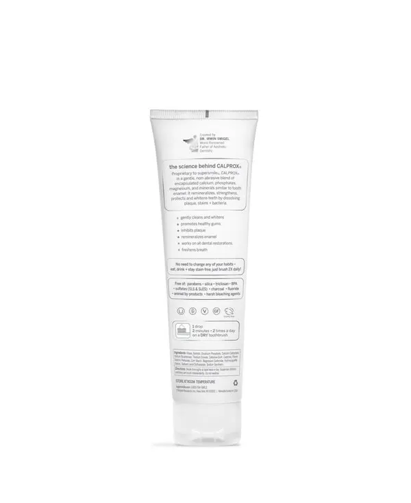 SUPERSMILE Fluoride Free Professional Whitening Toothpaste Icy Mint 3.4 Ounce