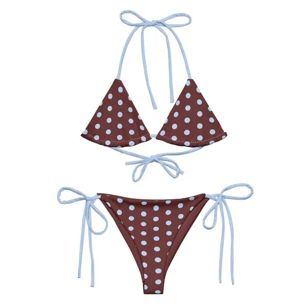 FORMULA S7 Cloud Drift Dots Recycled String Bikini