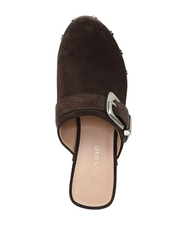 Veronica Beard Larken Studded Platform Clogs