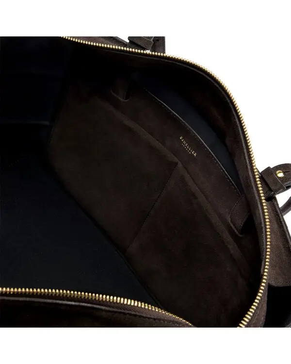 DEMELLIER The Florence Woven Suede Tote Bag