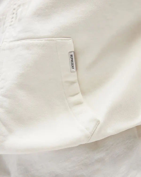REPRESENT Owners Zip Through Logo Hoodie