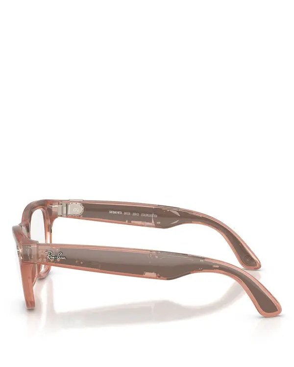 RAY-BAN META Transition Cat Eye Meta Ai Glasses, 52mm