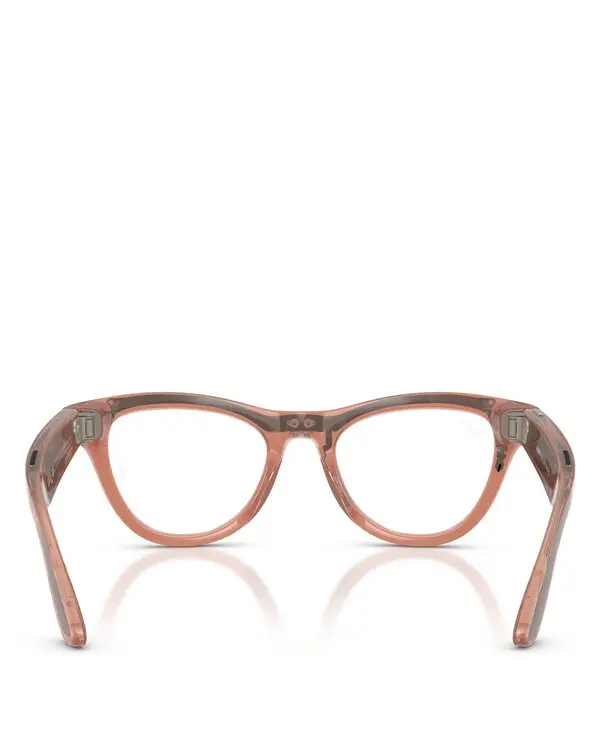 RAY-BAN META Transition Cat Eye Meta Ai Glasses, 52mm