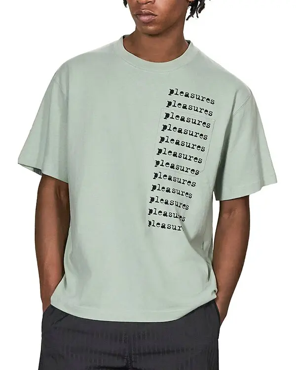 PLEASURES Slip Pocket Logo T-shirt