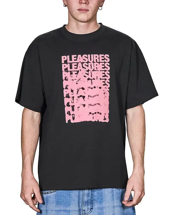 PLEASURES Immolate Logo Graphic T-shirt