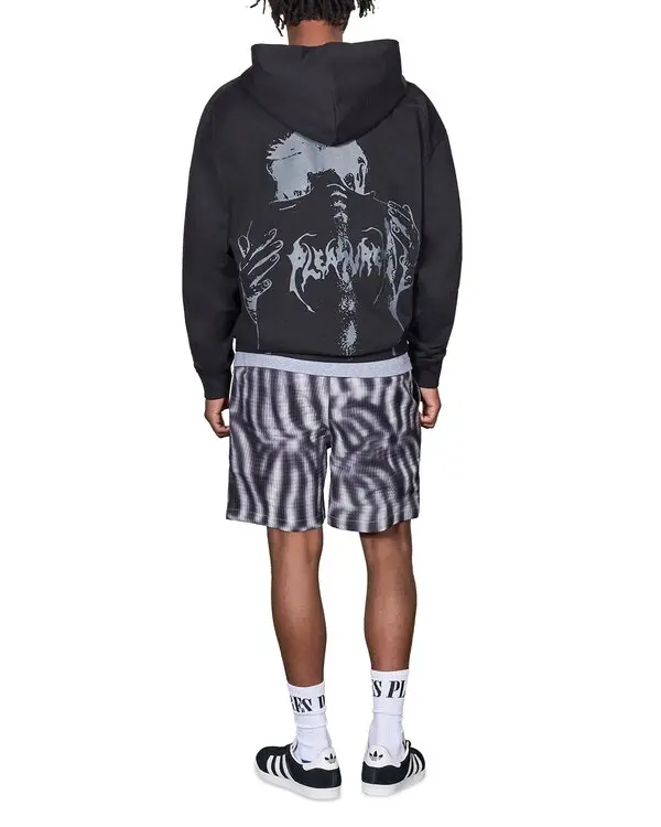PLEASURES Spine Graphic Full Zip Hoodie