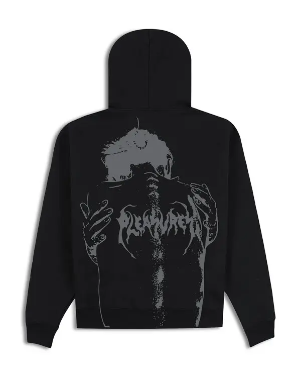 PLEASURES Spine Graphic Full Zip Hoodie