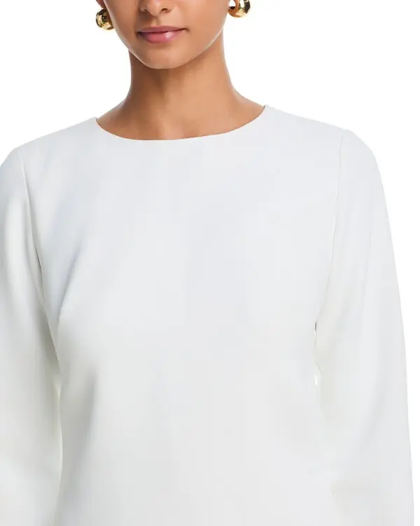 MILLY Audrey Crepe Mini Dress