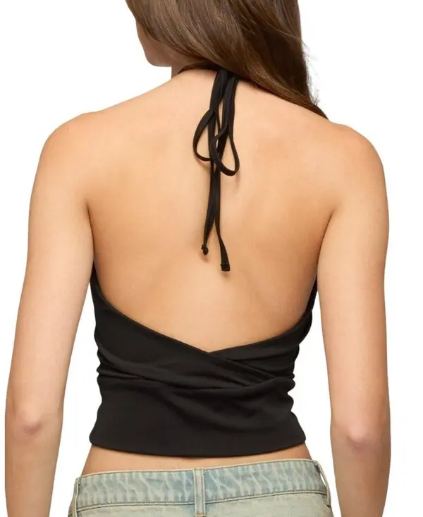EDIKTED Halter Neck Cutout Top