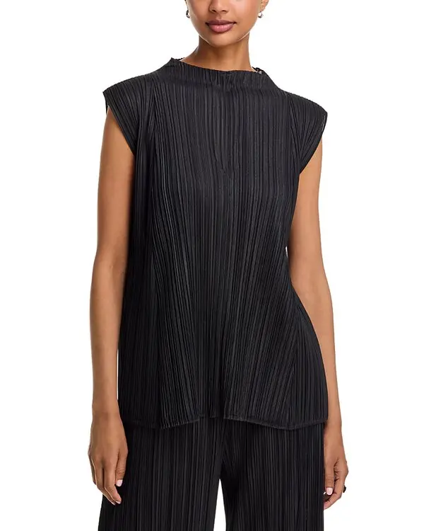 Issey Miyake Mellow Pleats Sleeveless Top