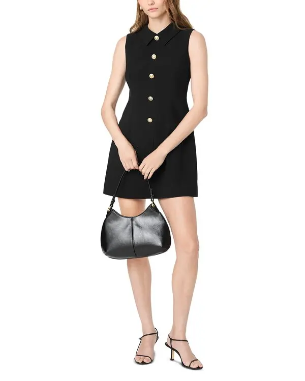 French Connection Azra Sleeveless Collar Mini Dress