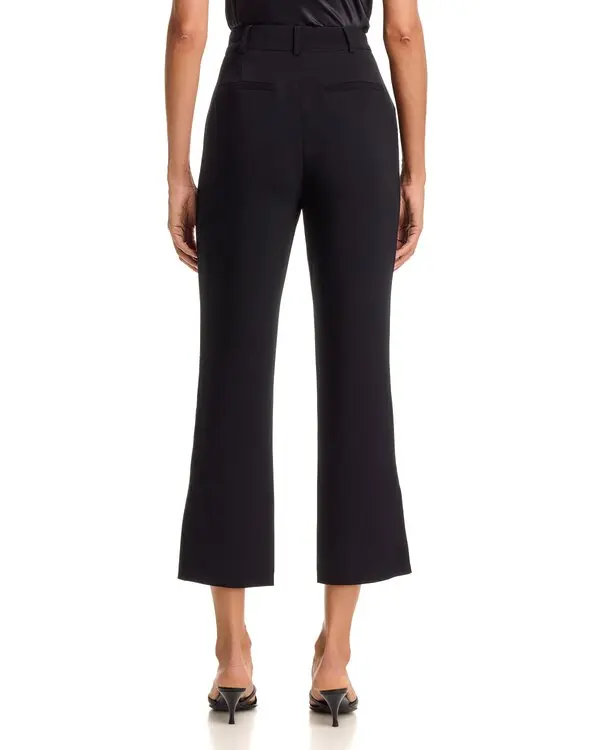 Cinq À Sept Floral Border Cropped Kerry Pants