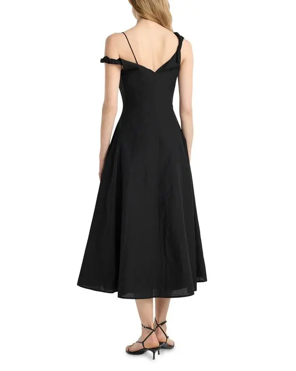 RÓHE Twisted Shoulder Dress