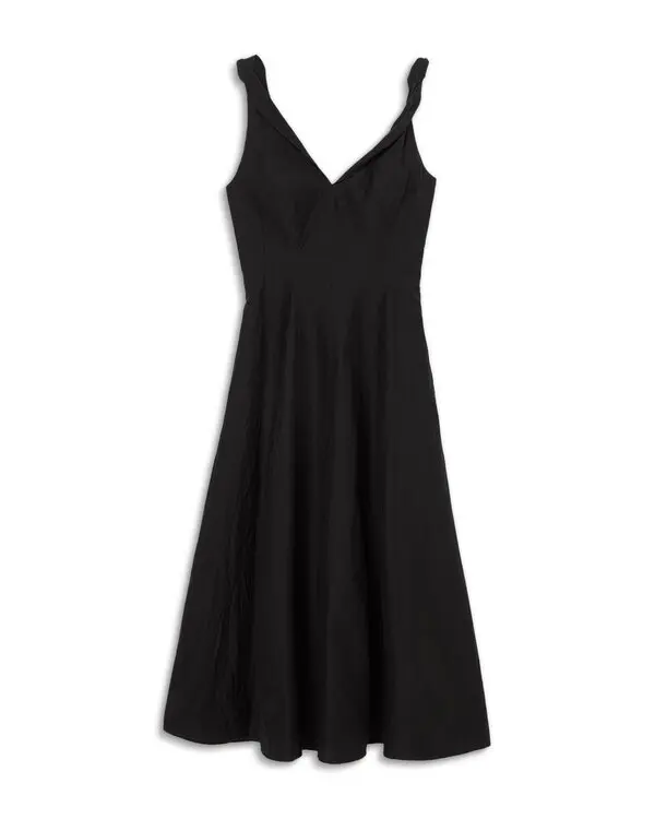 RÓHE Twisted Shoulder Dress