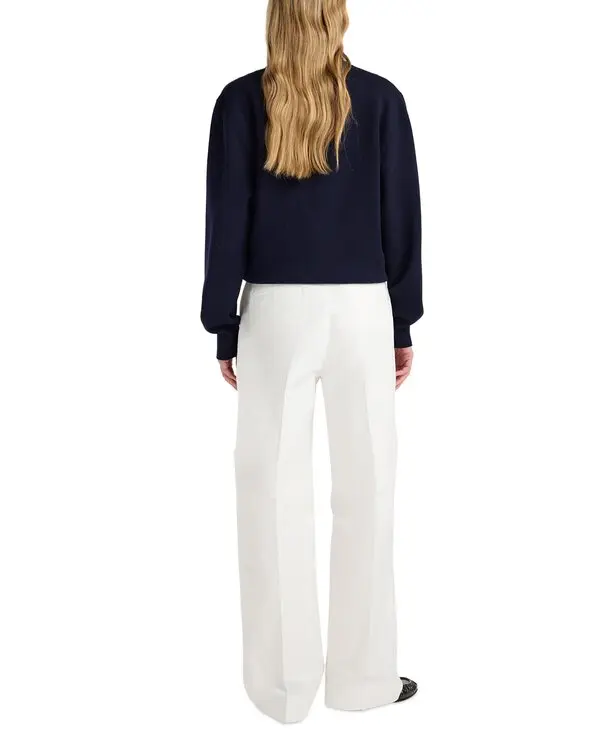 RÓHE Compact Knitted Polo Wool Sweater