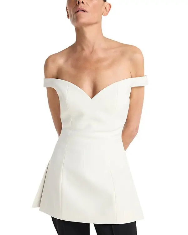 RÓHE Röhe Off-the-shoulder Viscose Blend Top