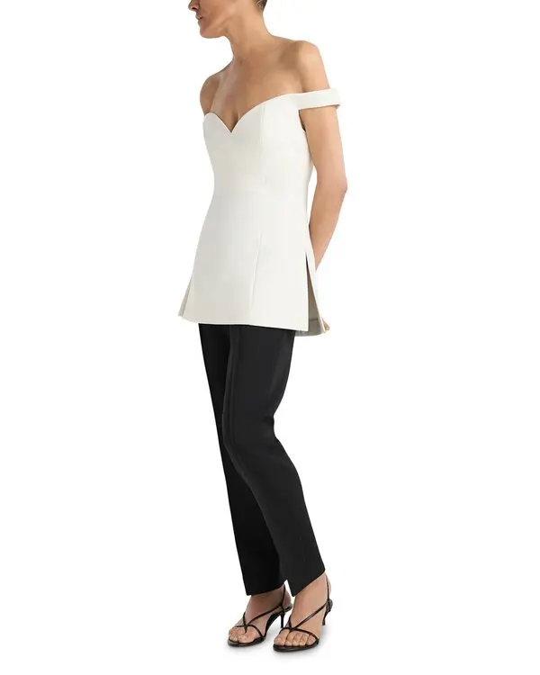 RÓHE Röhe Off-the-shoulder Viscose Blend Top