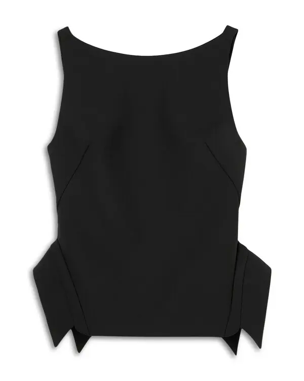 RÓHE Deconstructed Collar Top