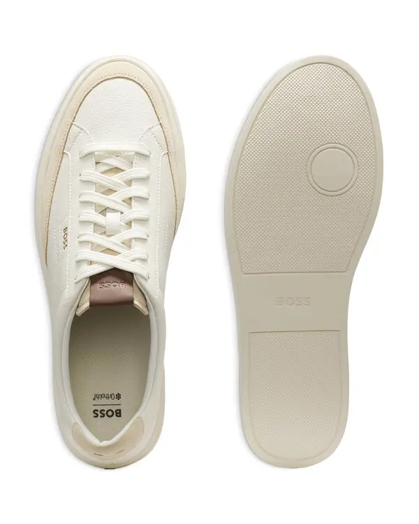 BOSS By Hugo Kieran Tennis Sneaker With Suede Trim