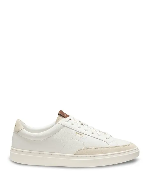 BOSS By Hugo Kieran Tennis Sneaker With Suede Trim