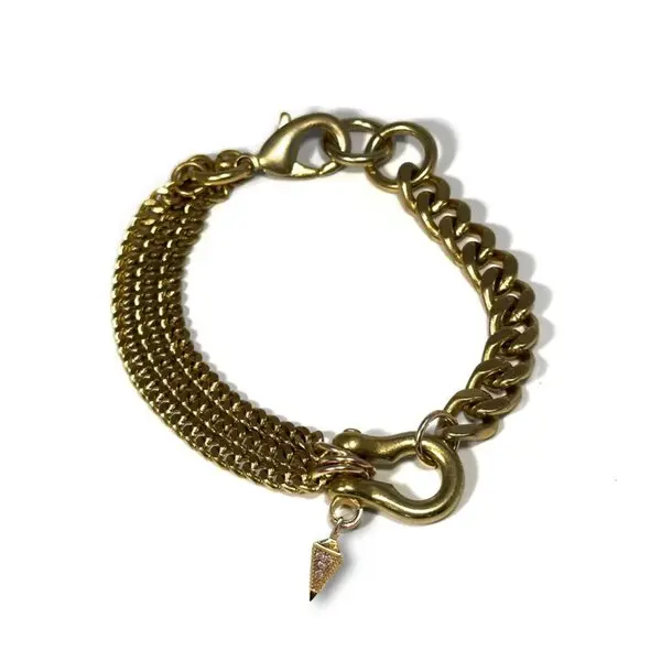 RACHEL NATHAN Chain: Trilogy Classic & Art Deco Drop