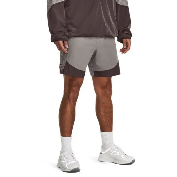 Under Armour Rush Woven Cargo Shorts 'grey Brown