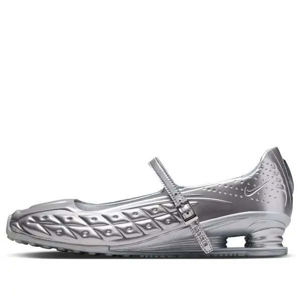 Nike Shox Z Calistra Mary Jane Sneakers - Metallic Silver