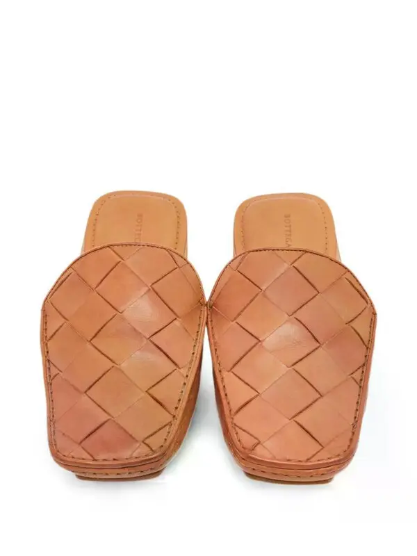 Bottega Veneta Intrecciato Leather Mules