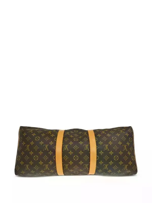 LOUIS VUITTON 1999 50 Keepall Monogram Travel Bag - Brown