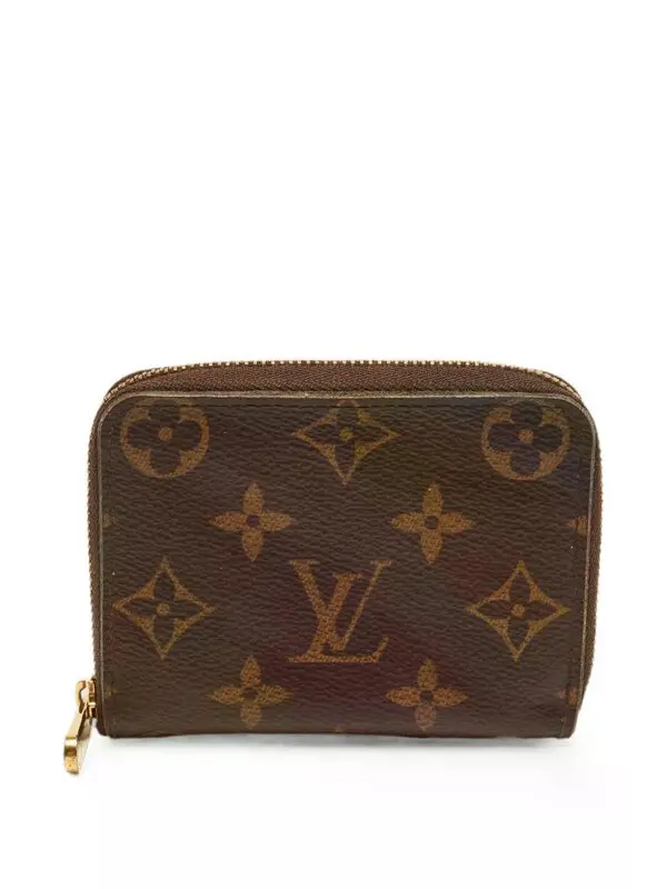 LOUIS VUITTON Zippy Monogram Coin Purse - Brown