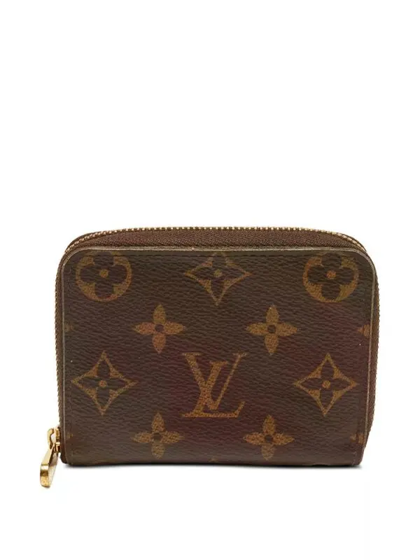 LOUIS VUITTON Zippy Monogram Coin Purse - Brown